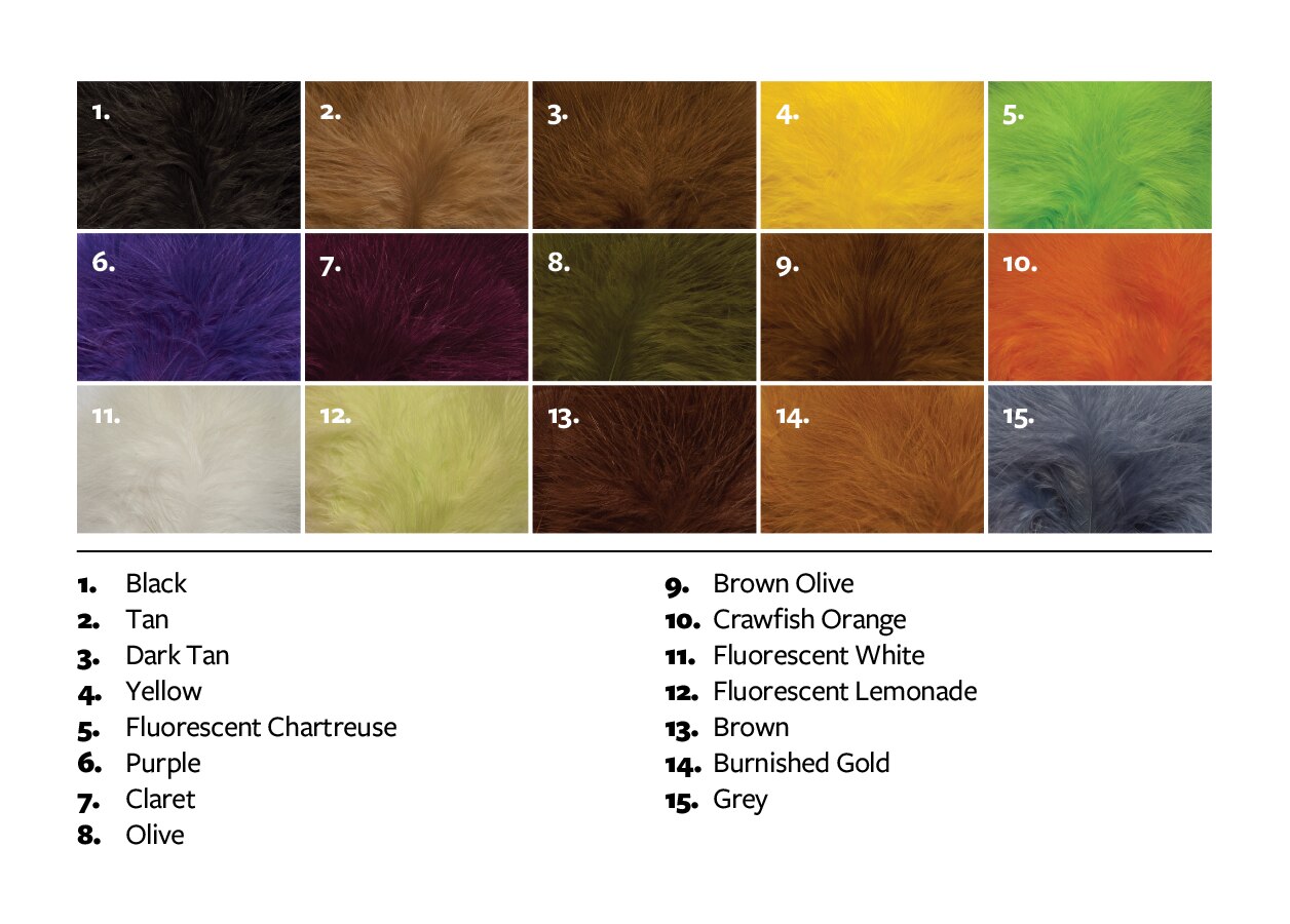 Mini Marabou | Fulling Mill Fly Tying