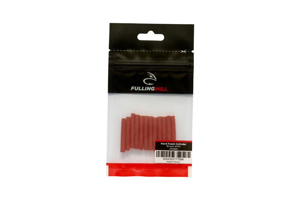 Hard Foam Cylinder Brown | Fulling Mill Fly Tying