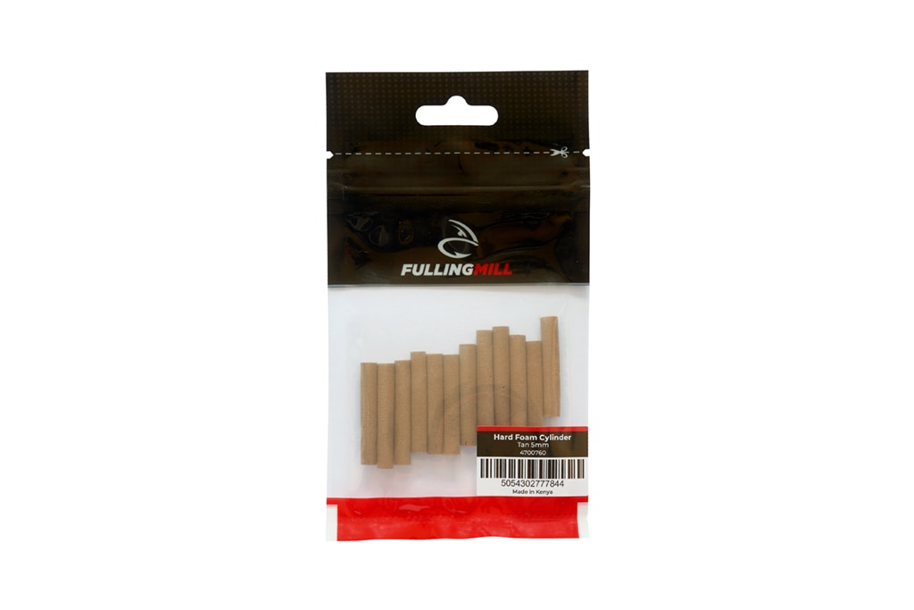 Hard Foam Cylinder Tan | Fulling Mill Fly Tying